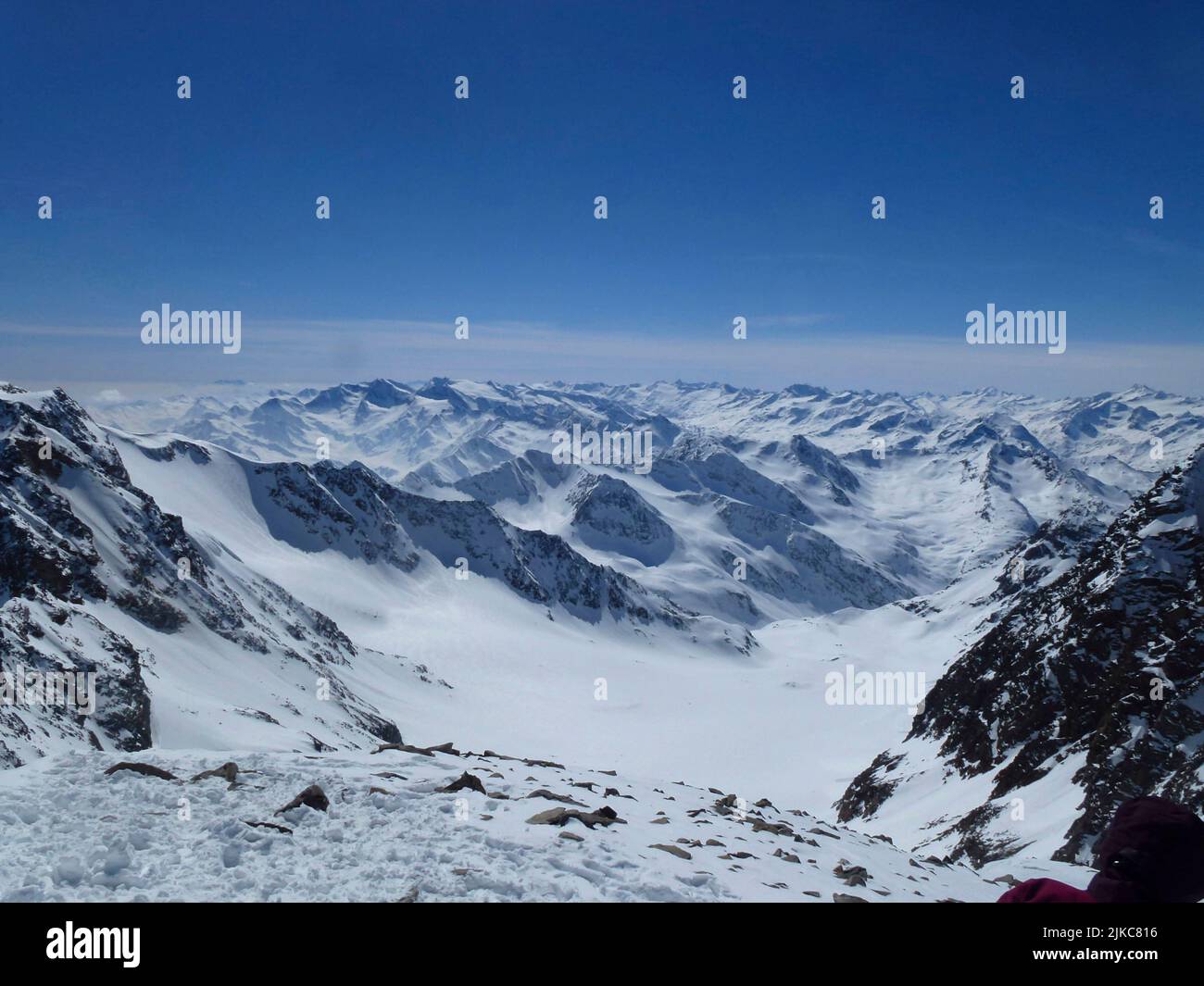 Wilder Pfaff mountain, ski tour, Tyrol, Austria Stock Photo - Alamy