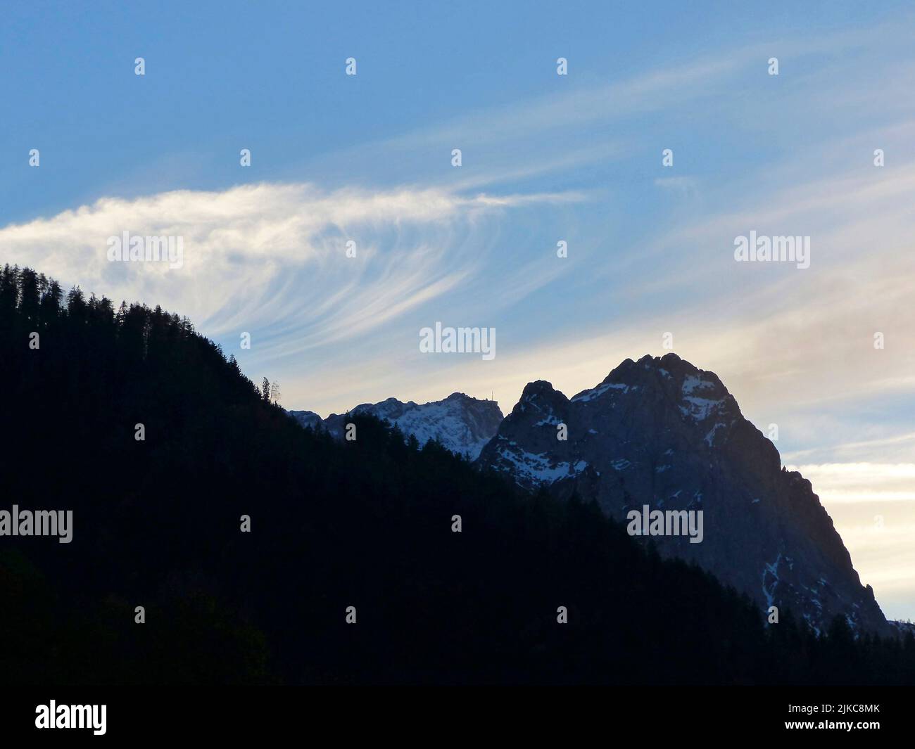 Wamberg mountain tour, Garmisch-Partenkirchen, Bavaria, Germany Stock ...