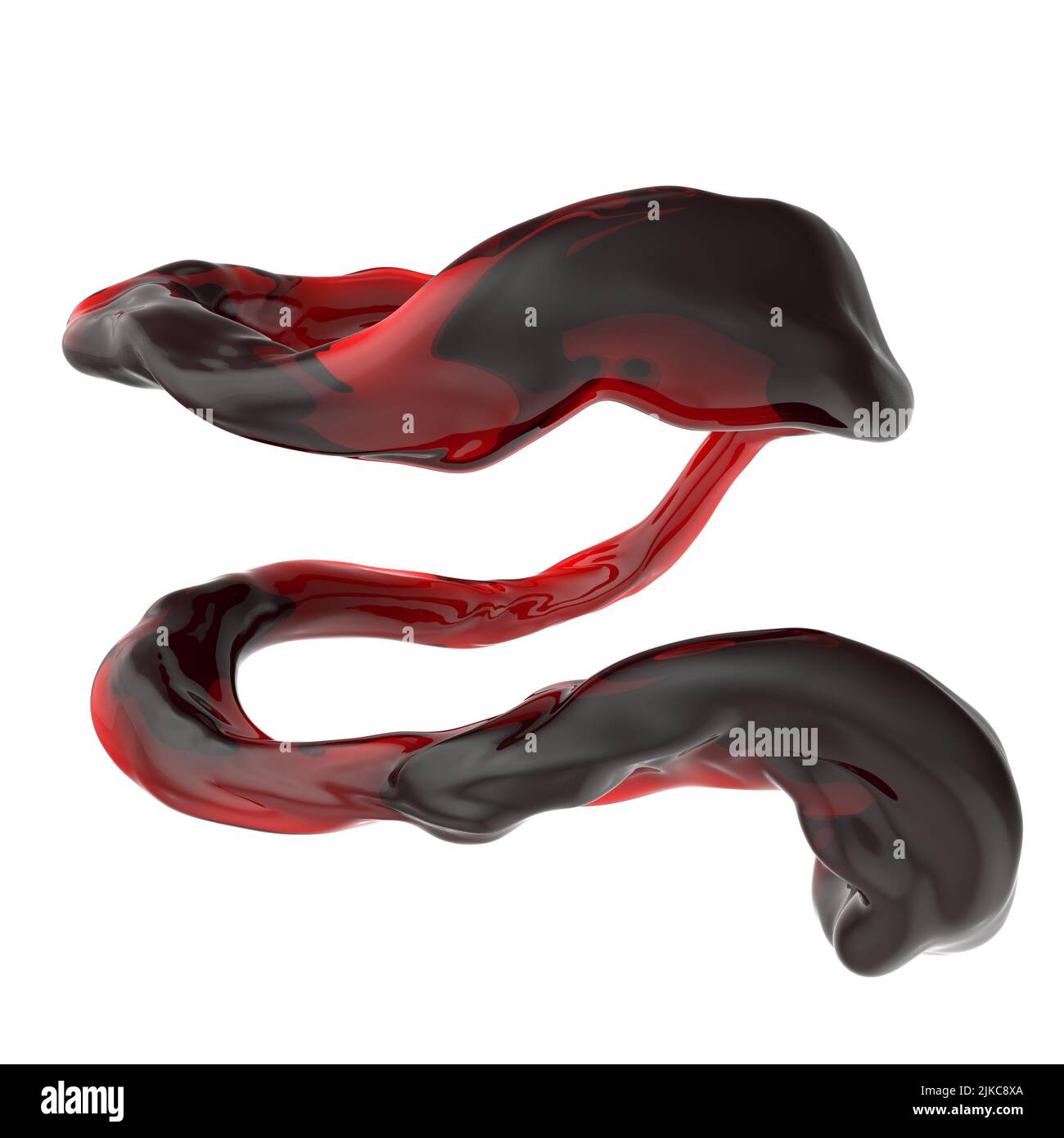 3D illustration of realistic blood splash Stock Photo - Alamy