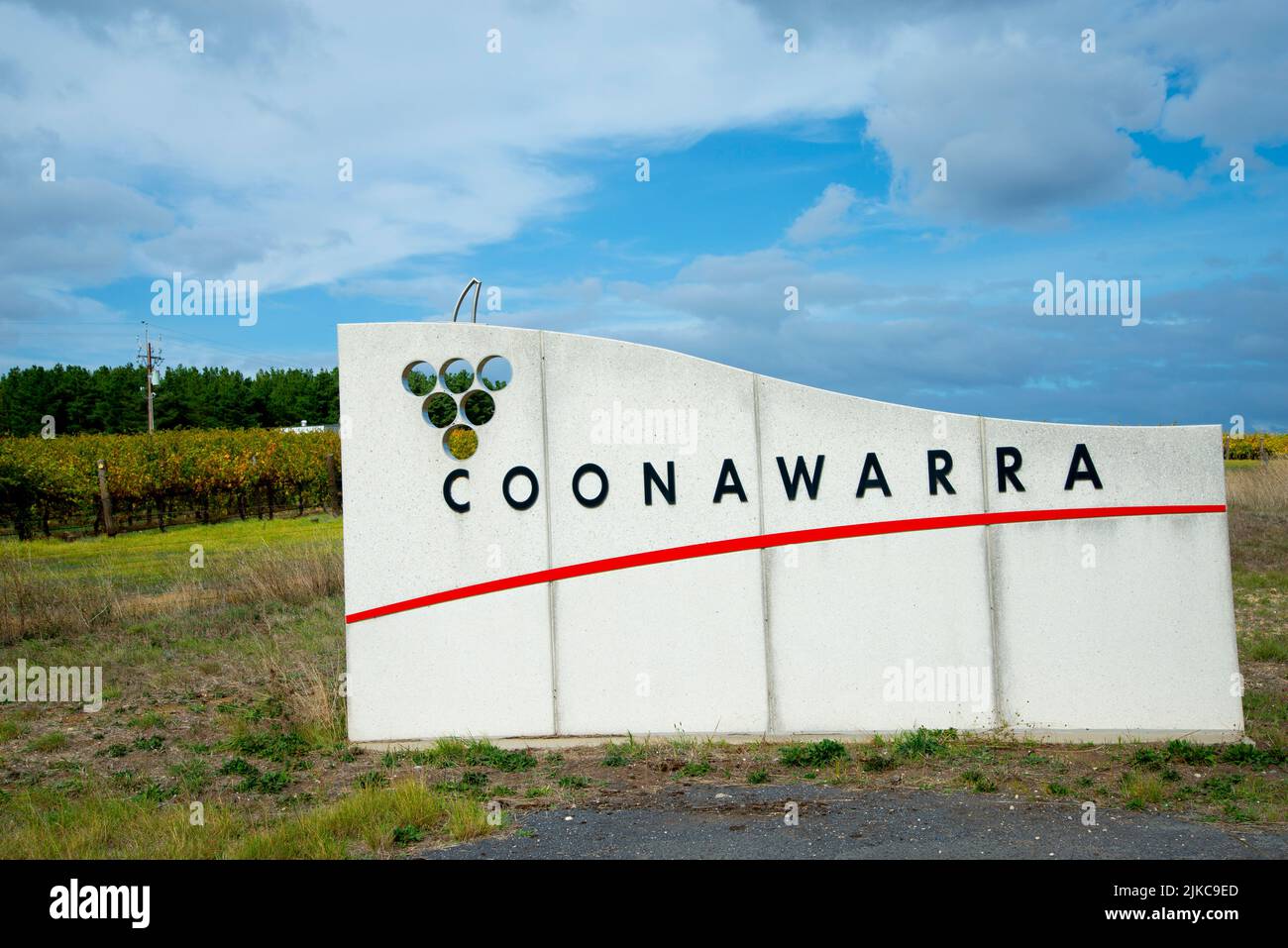 Coonawarra Wine Region - South Australia Stock Photo - Alamy