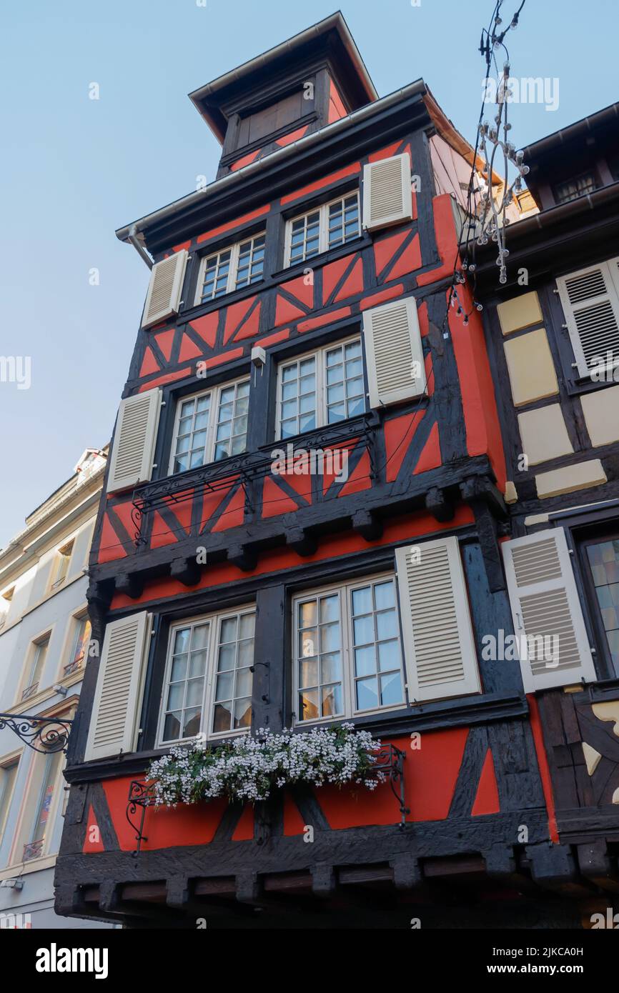 An Exterior design Timber framing architectural style building in ...