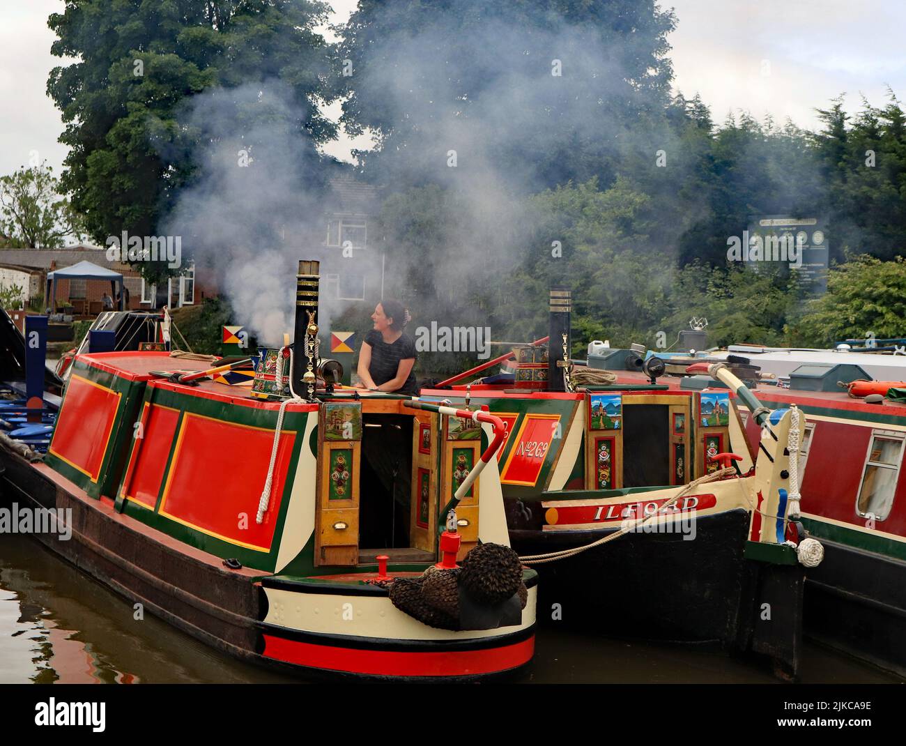 The single cylinder Bolinder semi diesel engine on the 1934 working ...