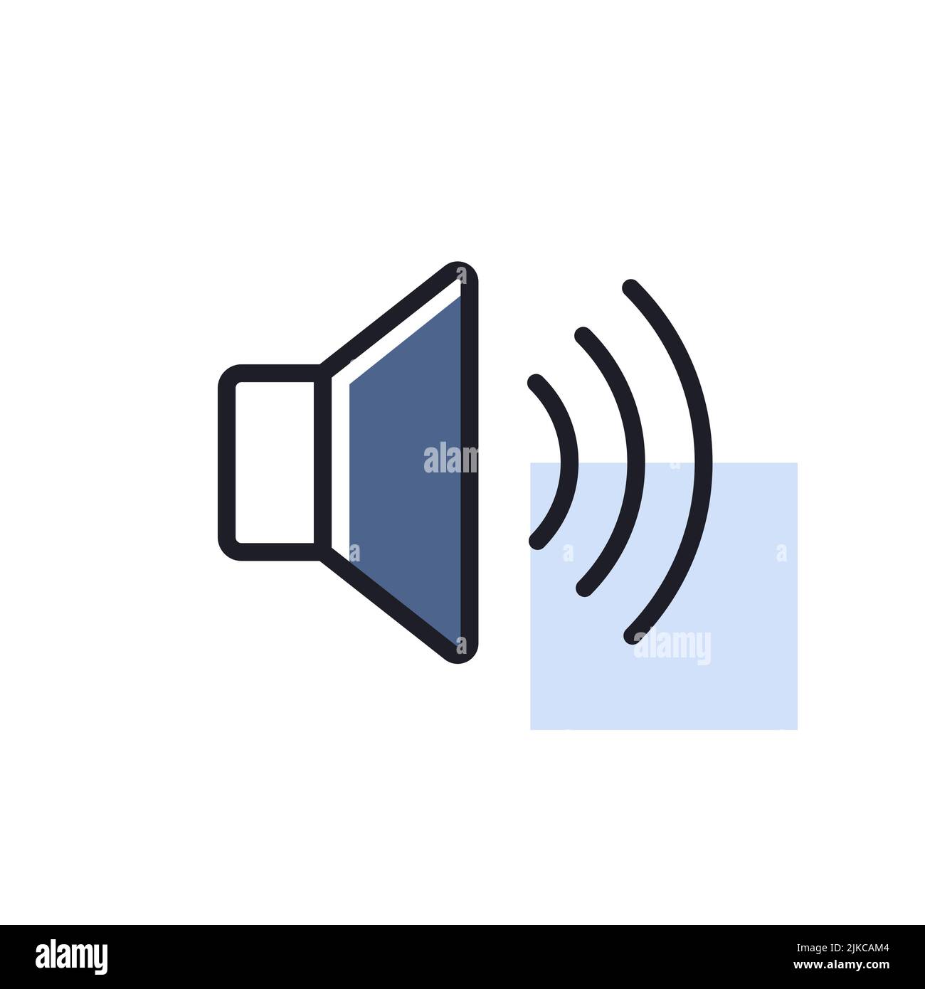 Max volume high vector icon. Graph symbol for music and sound web site ...