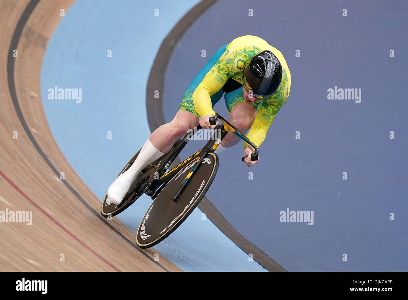 Australia's Thomas Cornish during the Men's 1000m Time Trial Final at ...