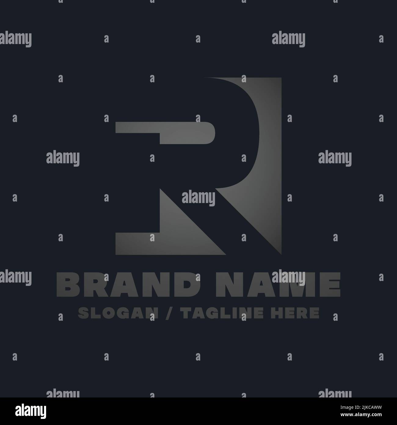 Letter R logo design template Stock Vector Image & Art - Alamy