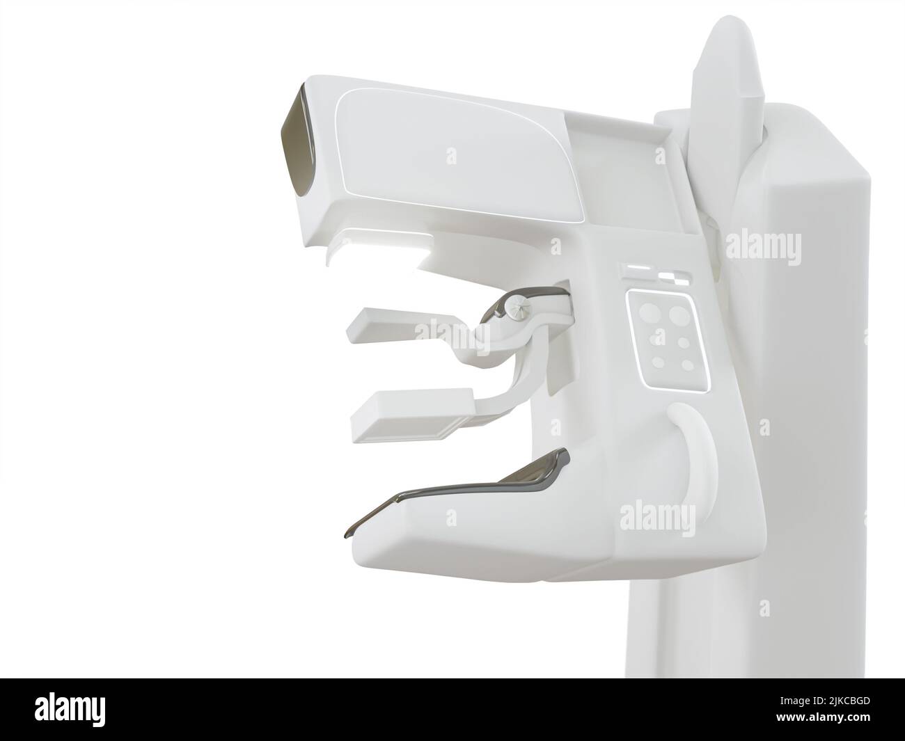 Mammography device for screening breast cancer in hospital on pink ...