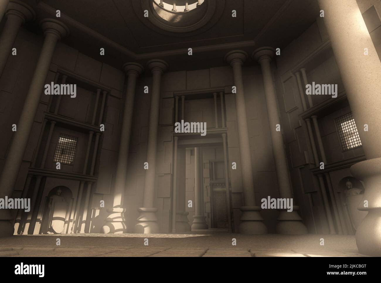 Interior castle illustration hi-res stock photography and images - Alamy