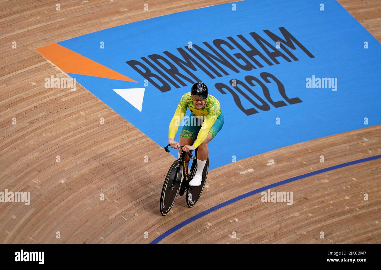 Australia's Matthew Glaetzer after winning the Men's 1000m Time Trial ...