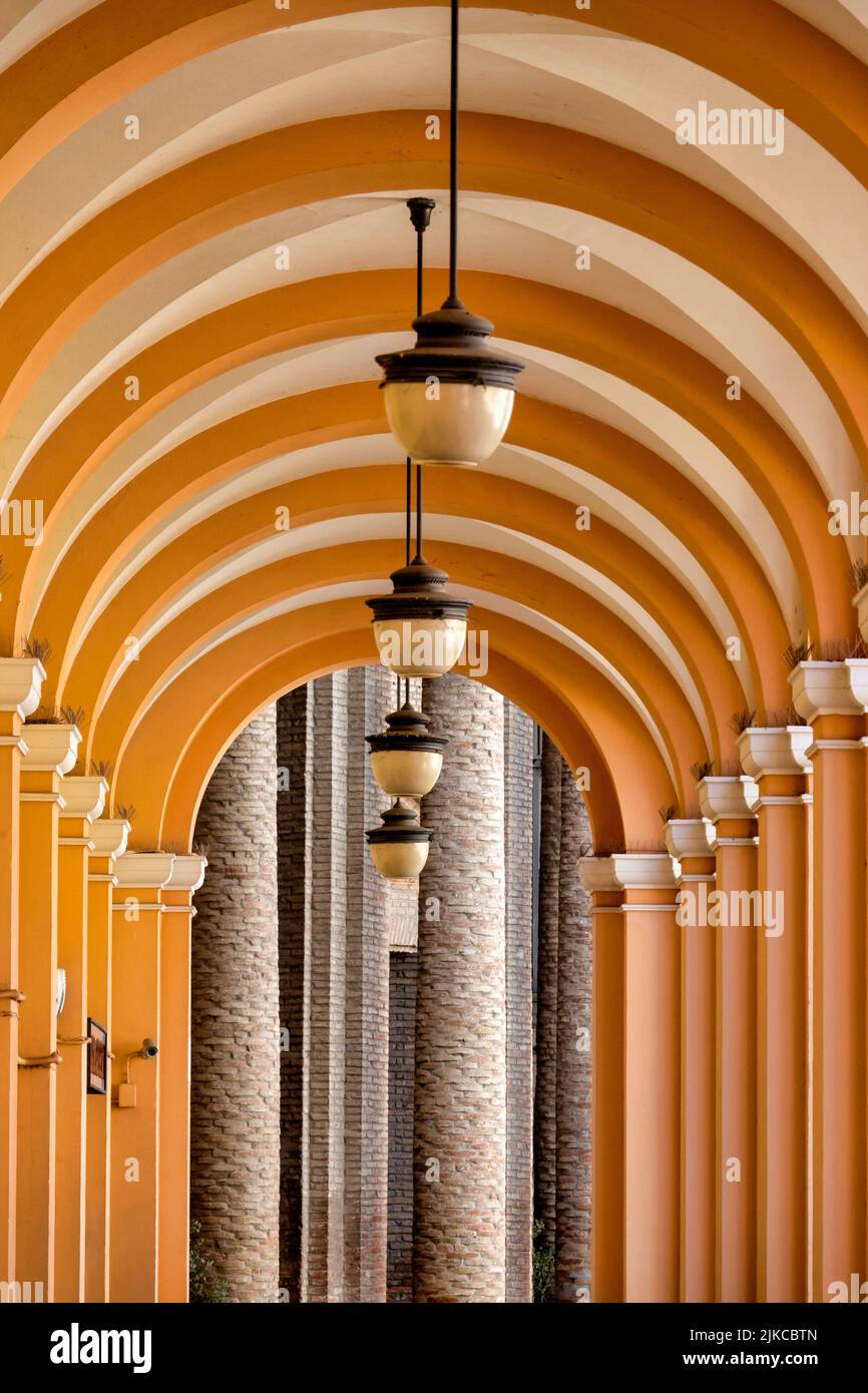 Portici Salconio in Corso Emilio Alessandrini, Penne, Italy Stock Photo ...