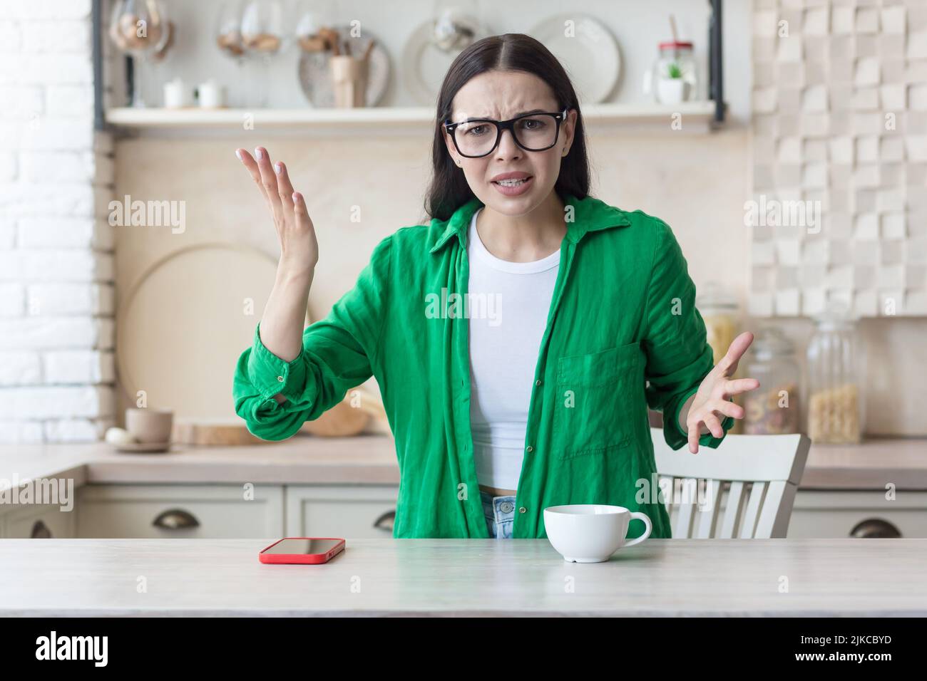 Portrait angry furious girl in hi-res stock photography and images - Alamy