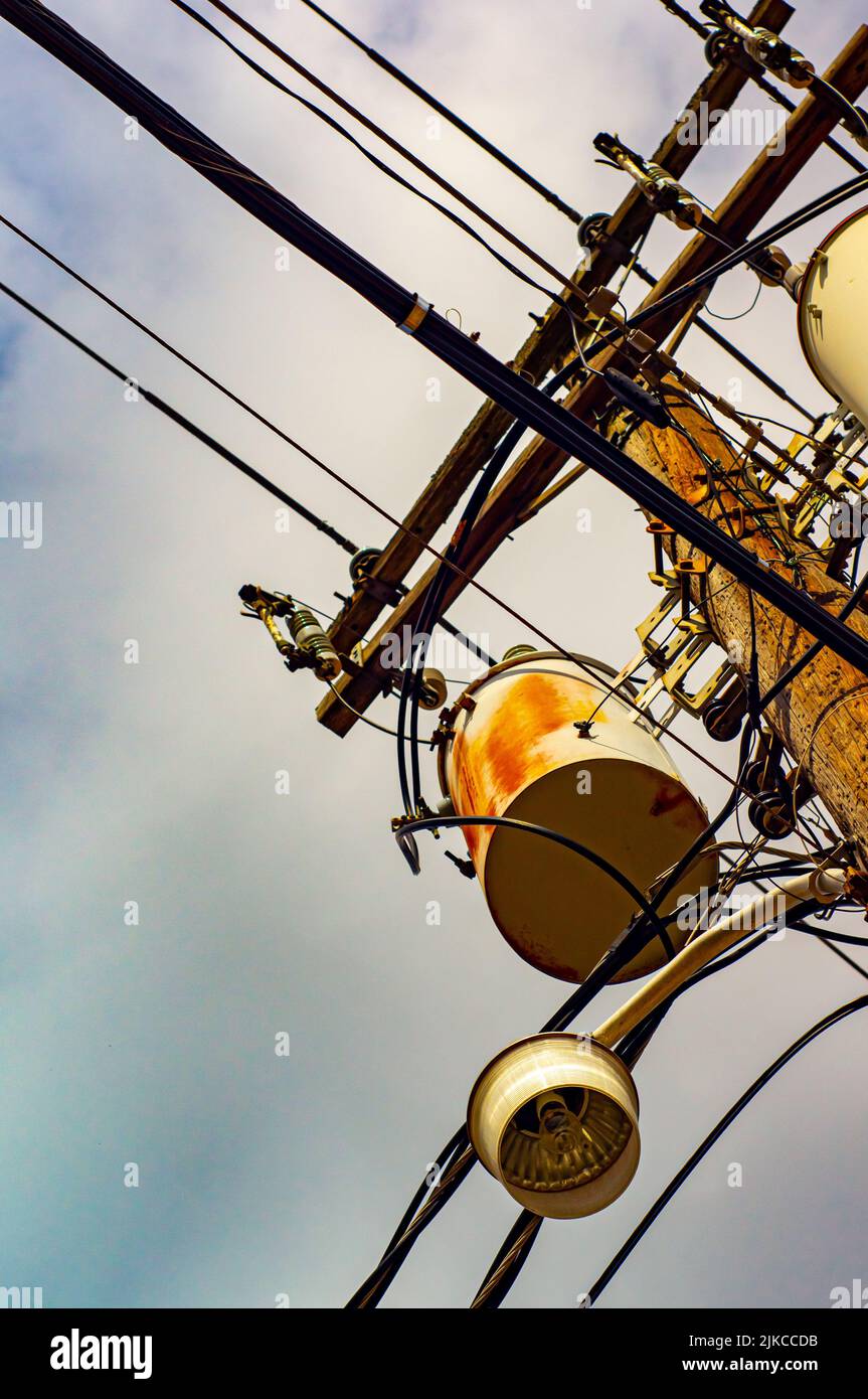 Old electrical power transformers hi-res stock photography and images ...