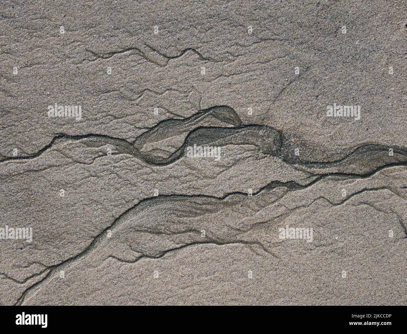 Rivulets on beach hi-res stock photography and images - Alamy