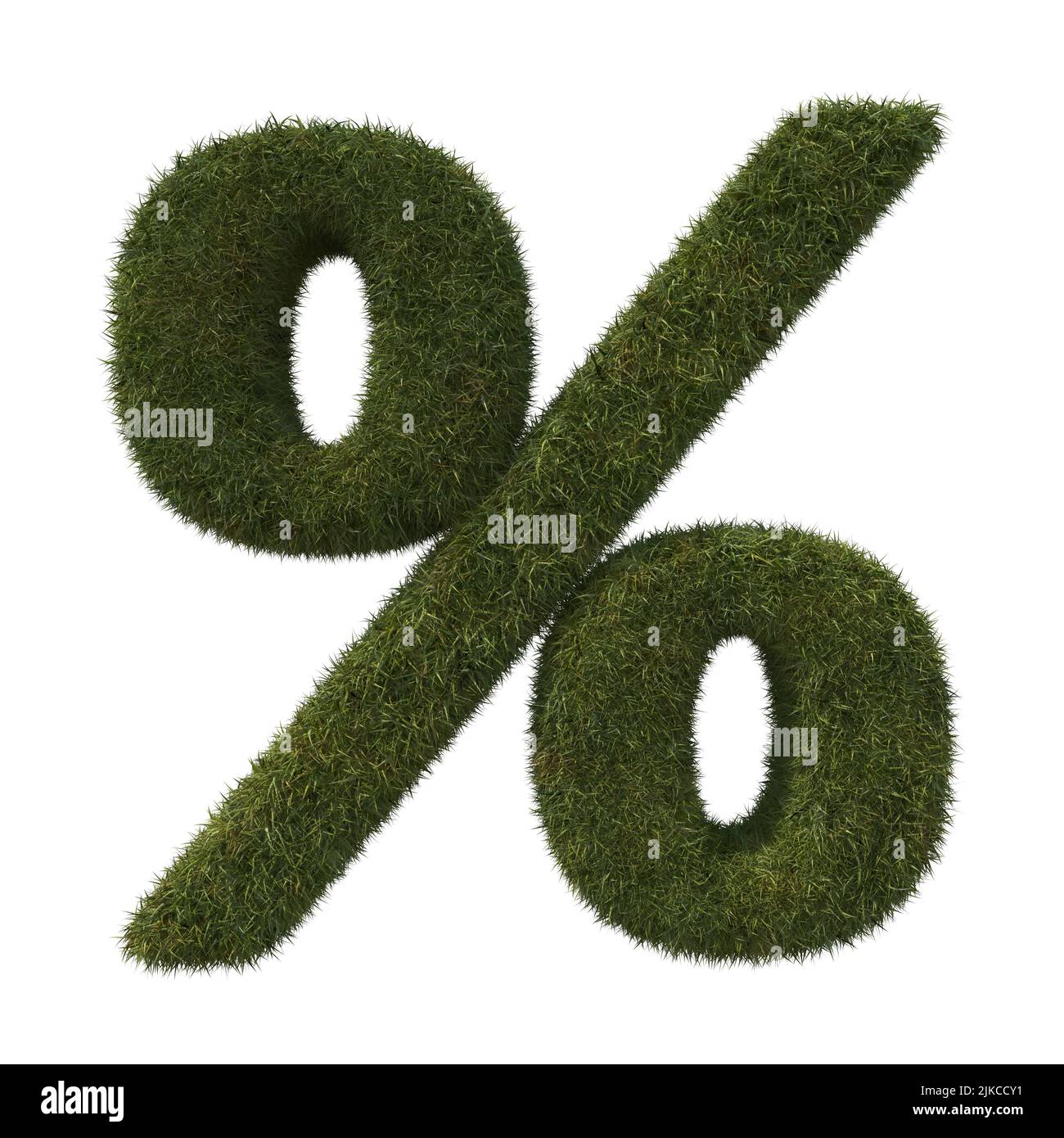 3D illustration of Grass numbers Stock Photo - Alamy