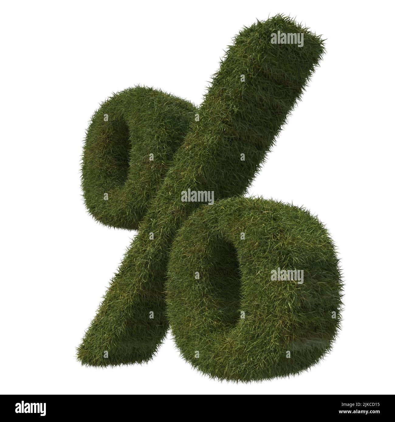 3D illustration of Grass numbers Stock Photo - Alamy