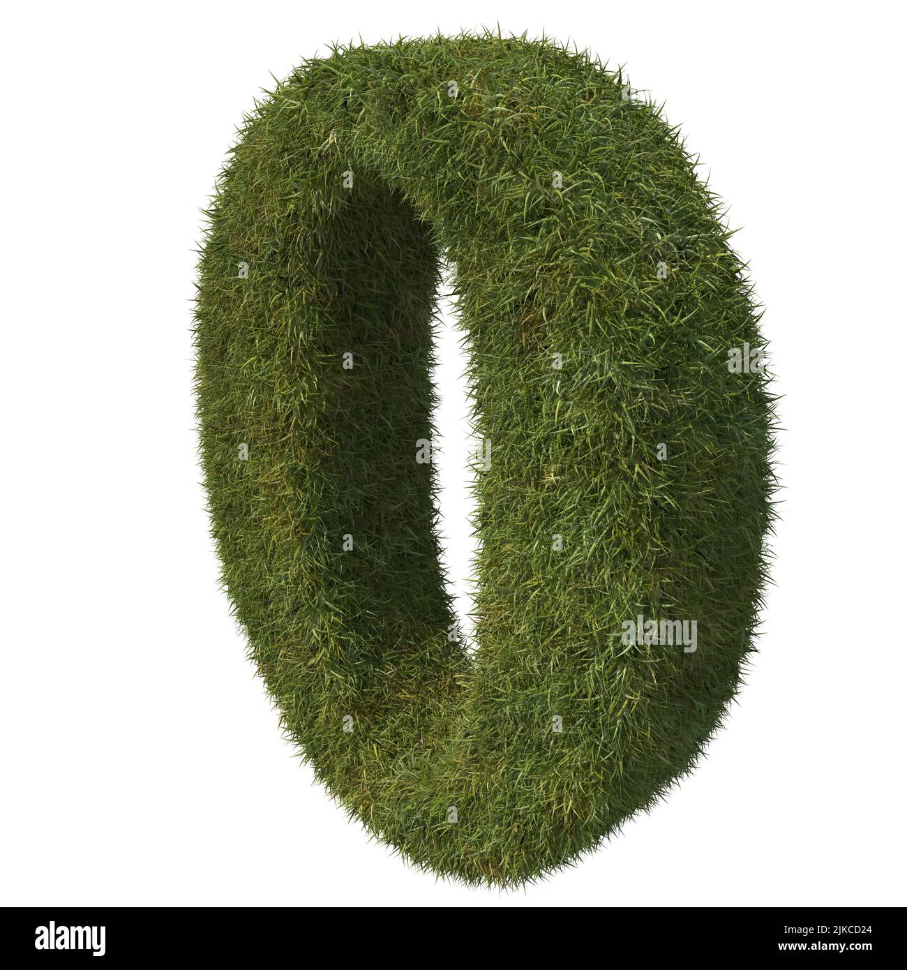 3D illustration of Grass numbers Stock Photo - Alamy