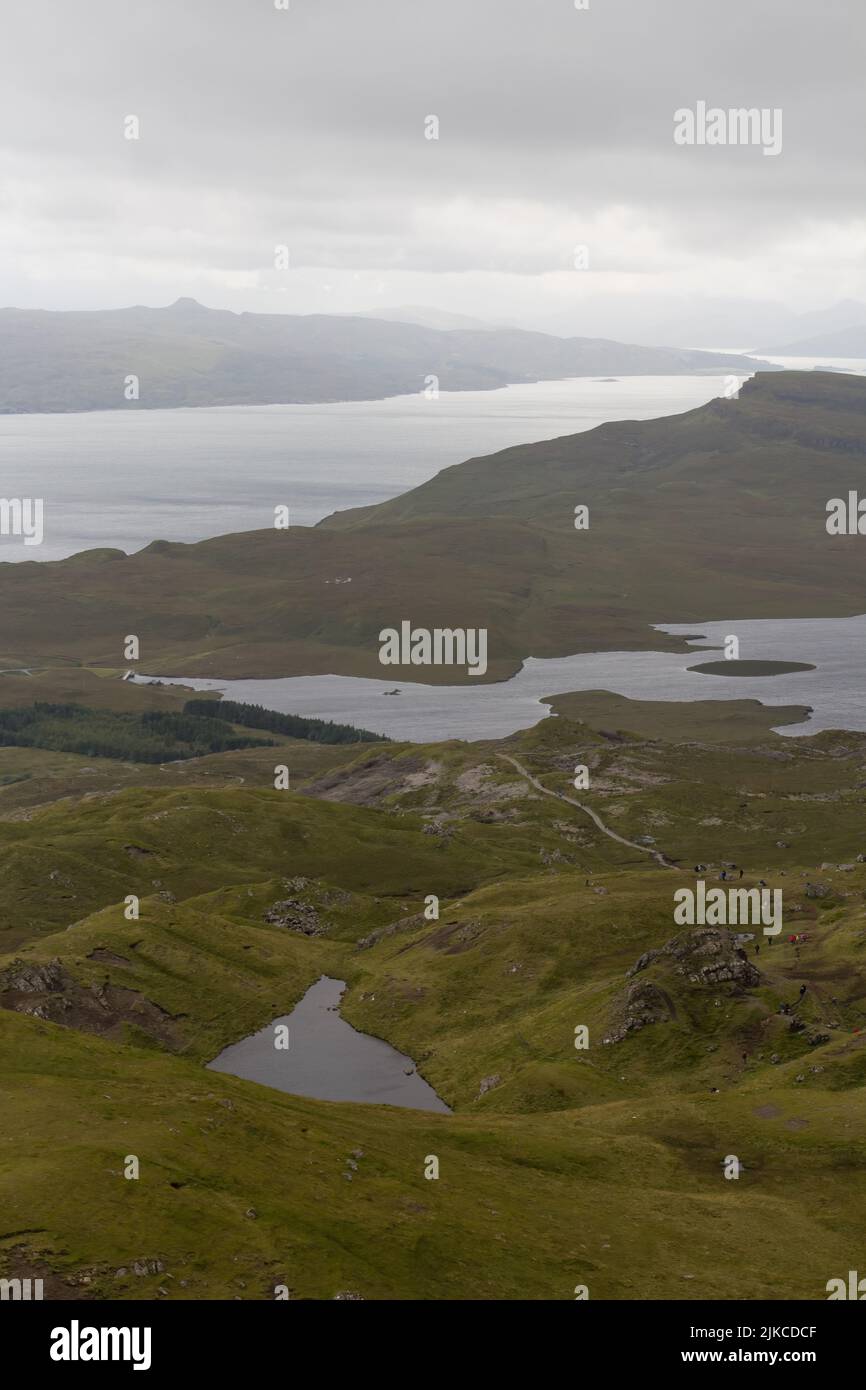 The lakes and the sea in the Isle of Skye, Scotland Stock Photo - Alamy