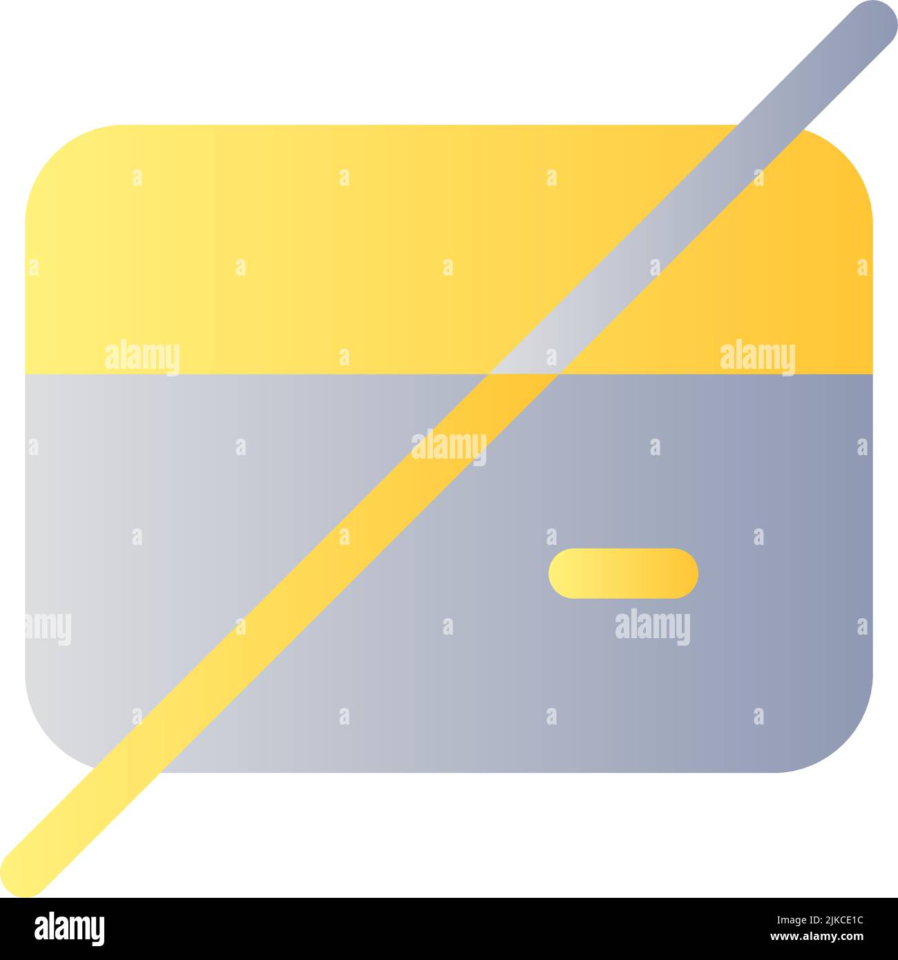 Declined payment flat gradient color ui icon Stock Vector Image & Art ...