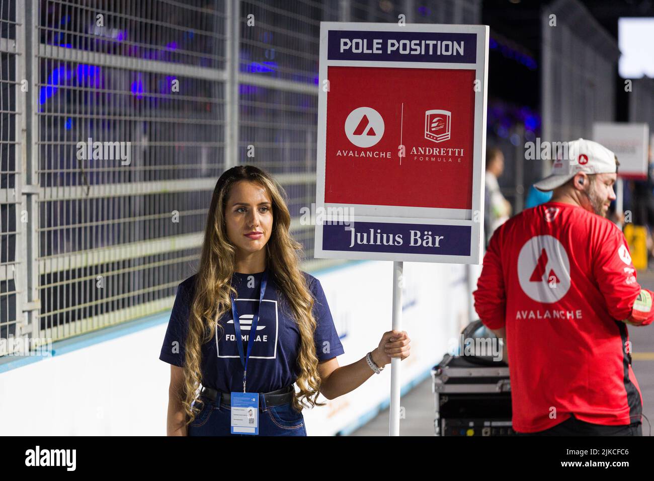 Grid girl on starting grid hi-res stock photography and images - Alamy