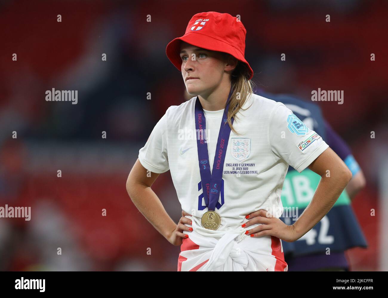 London, England, 31st July 2022. Ella Toone of England after the UEFA ...