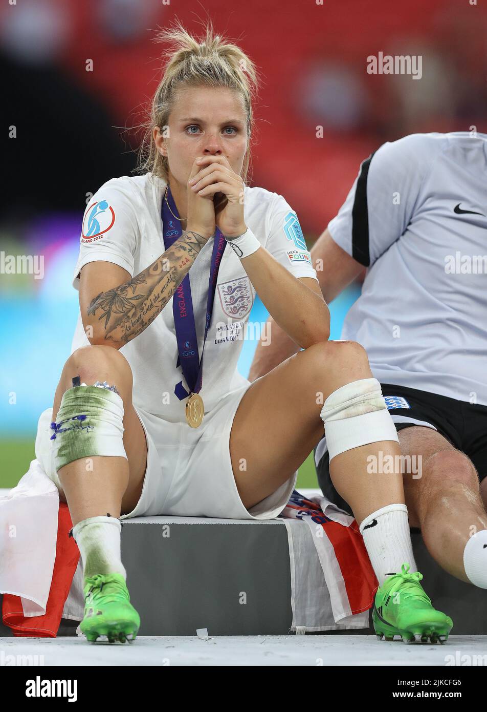 London, England, 31st July 2022. Rachel Daly of England after the UEFA ...