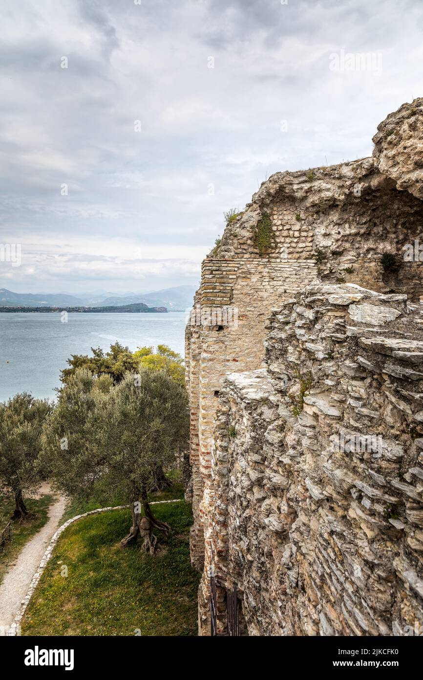 The Grottoes of Catullus, an archeological excavation site of an old ...