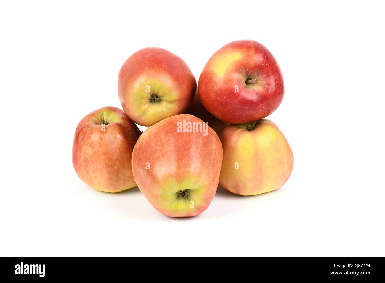 Pink apples isolated on white background. High resolution photo. Full ...