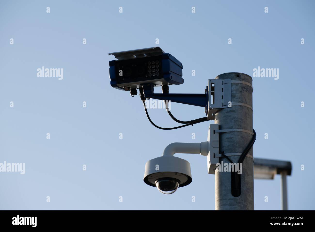 An automatic number plate recognition camera and a decoy surveillance ...