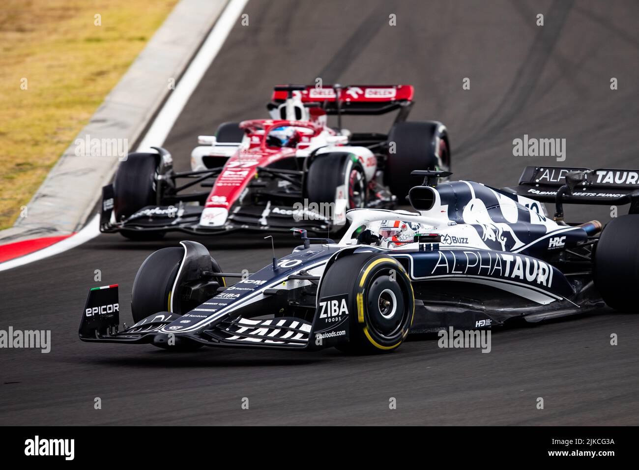 10 GASLY Pierre (fra), Scuderia AlphaTauri AT03, action during the Formula 1 Aramco Magyar ...