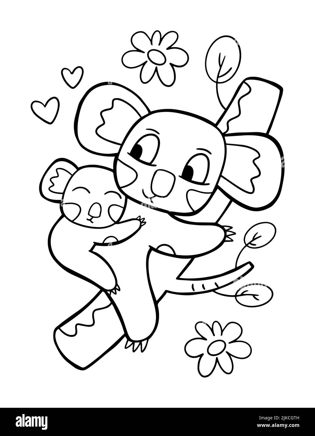 Cartoon house coloring page for kids and adults. Outline home ...