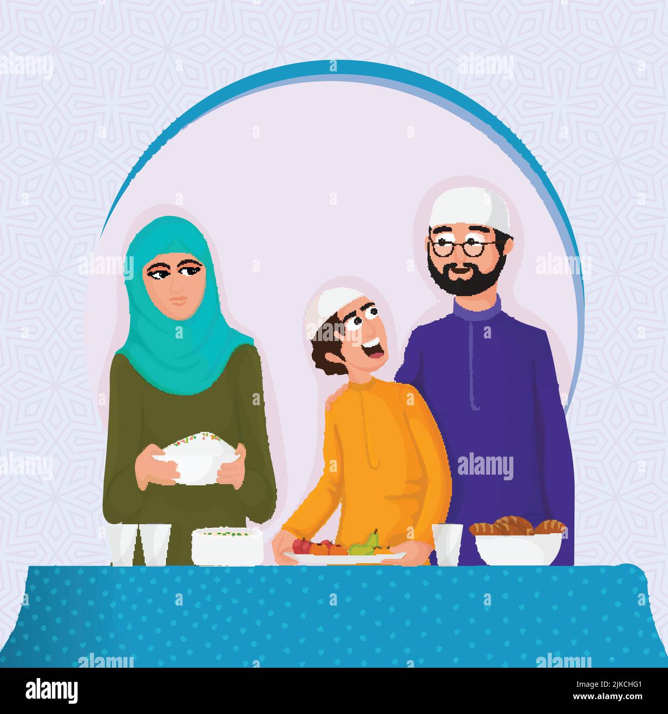 Islamic attire vector vectors Stock Vector Images - Alamy