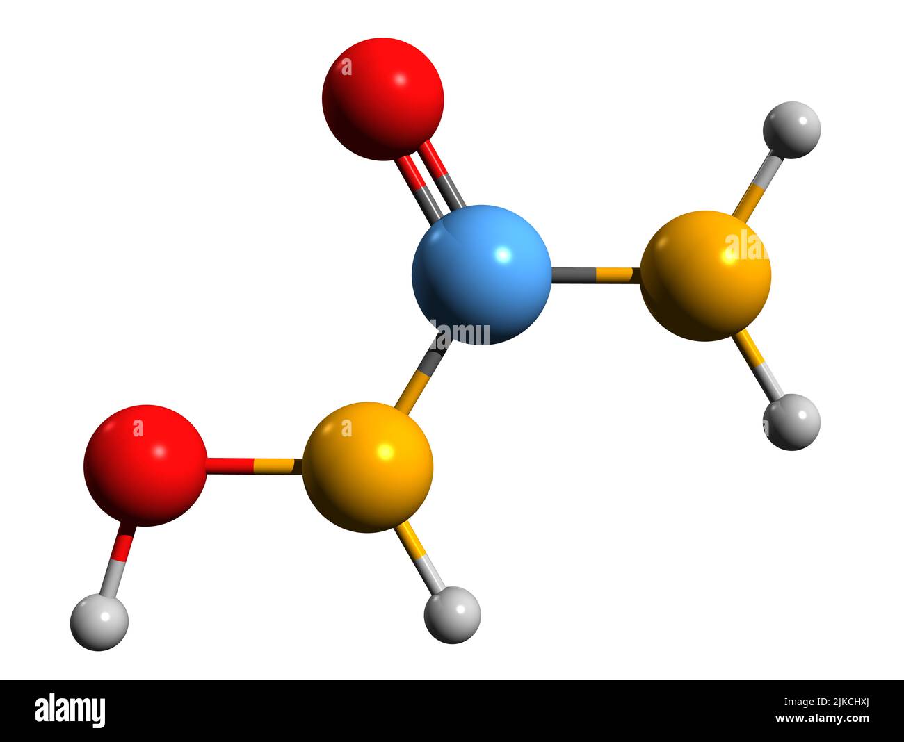 3D image of Hydroxycarbamide skeletal formula - molecular chemical ...