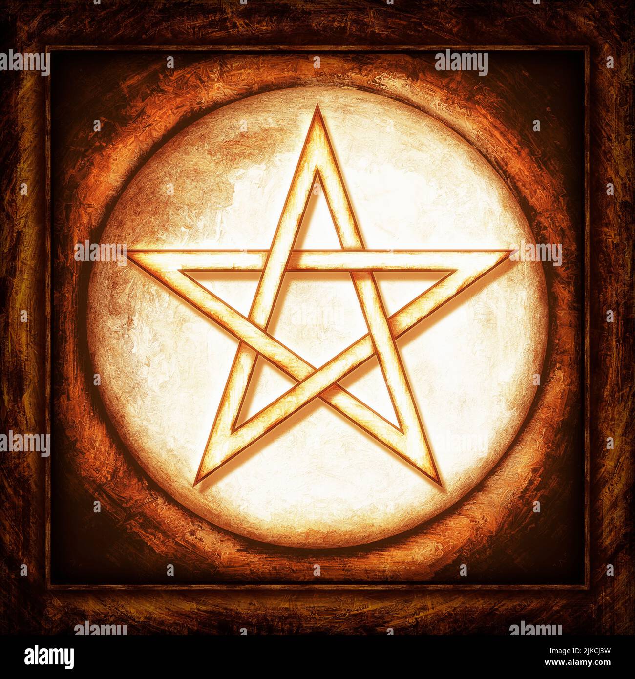 Magic pentagram hi-res stock photography and images - Alamy