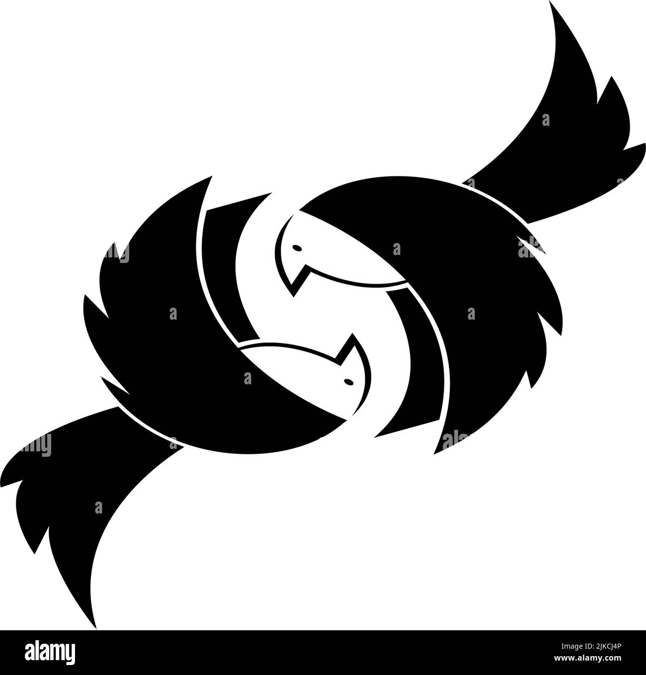 bird logo illustration design Stock Vector Image & Art - Alamy