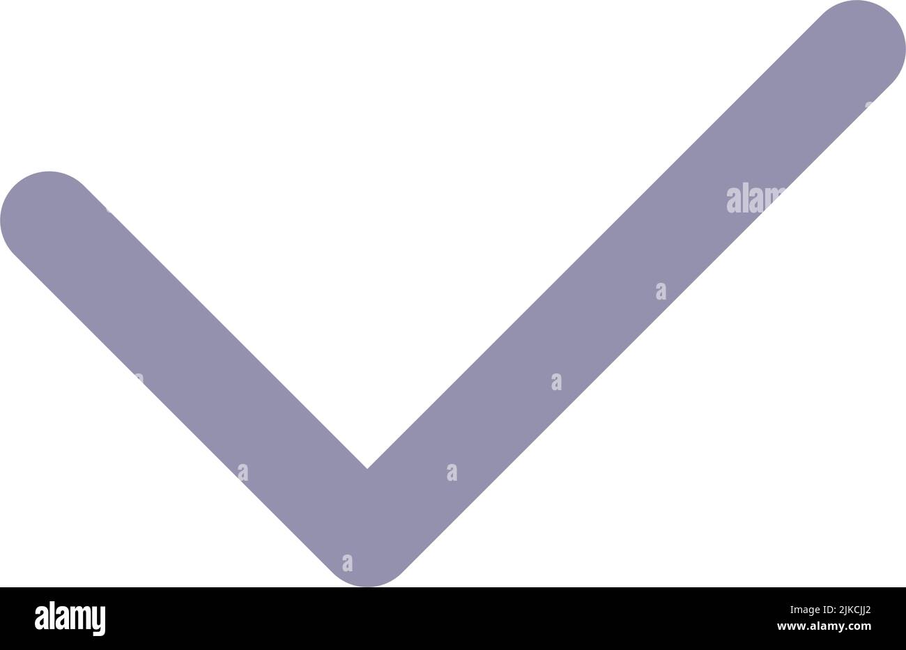 Check mark flat color ui icon Stock Vector Image & Art - Alamy