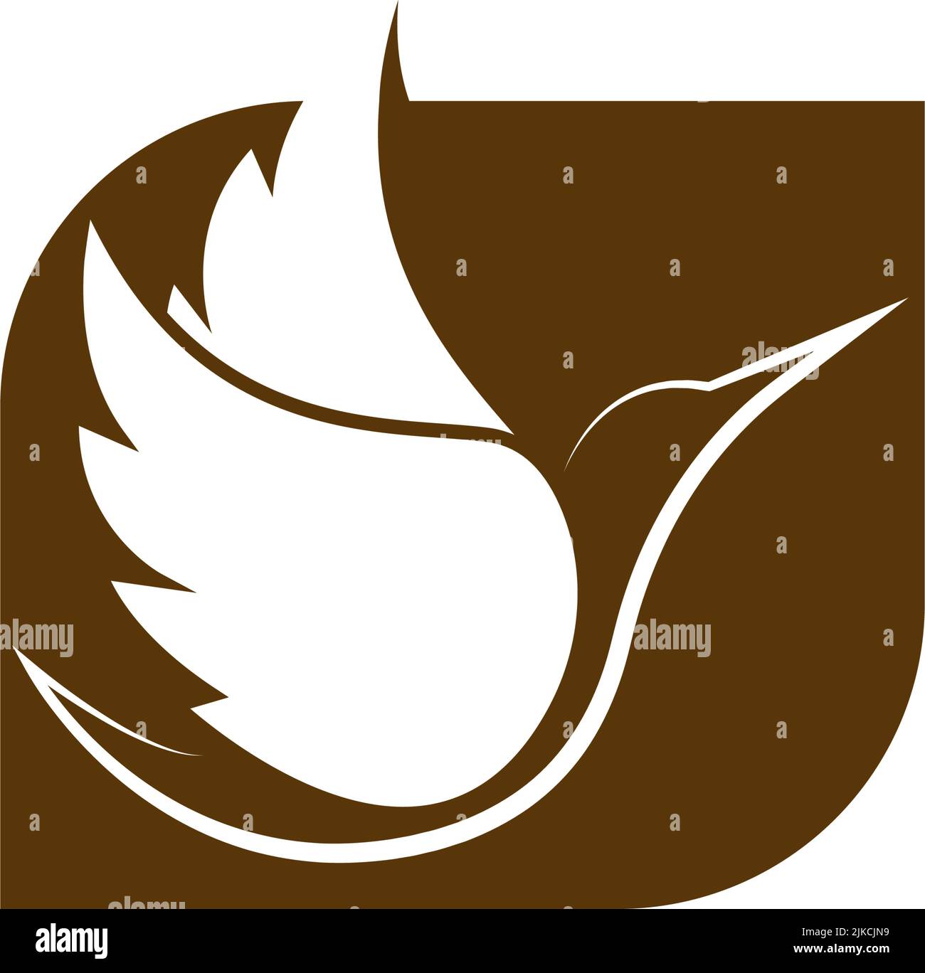 bird logo illustration design Stock Vector Image & Art - Alamy