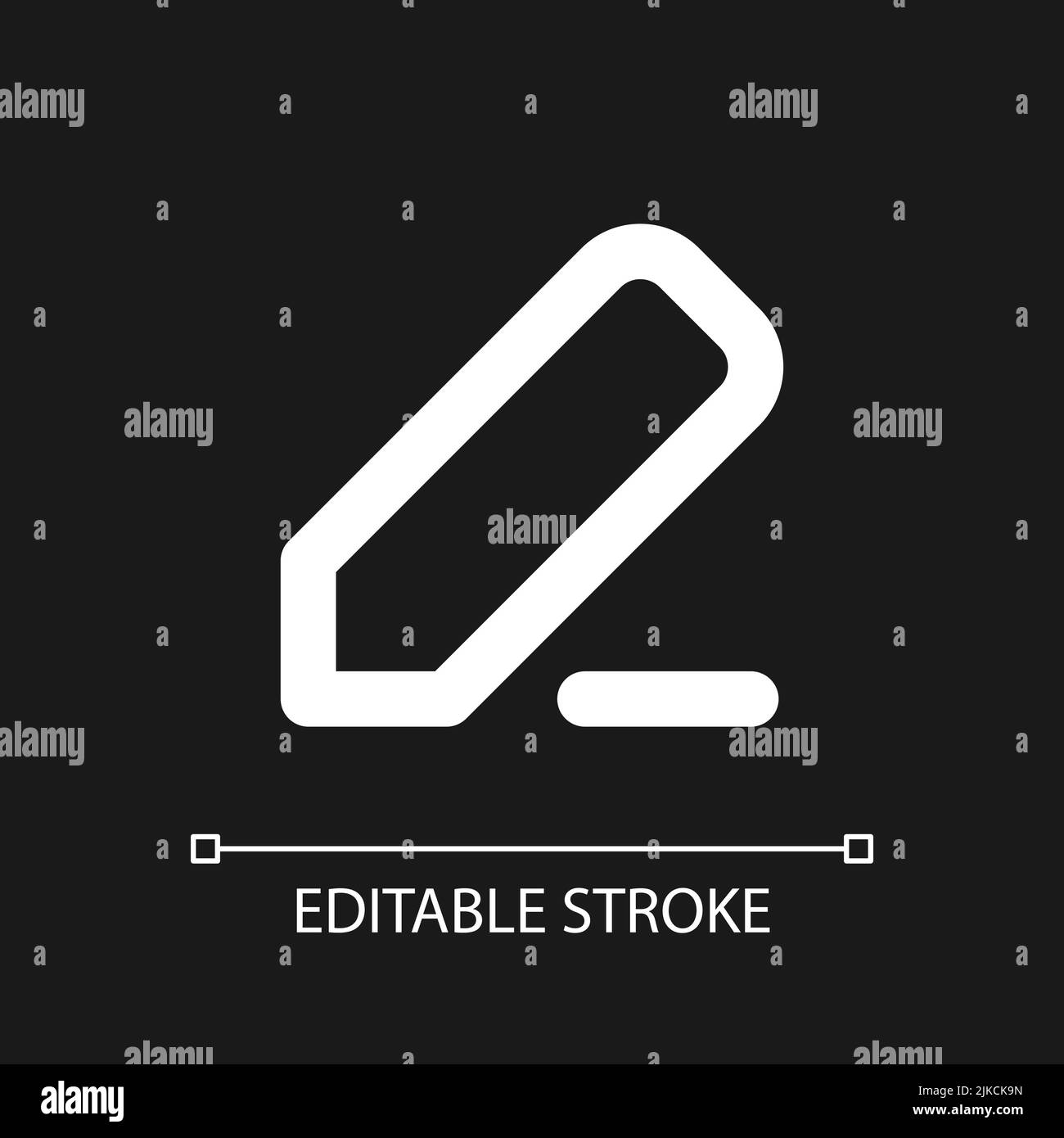 Note taking pixel perfect white linear ui icon for dark theme Stock ...