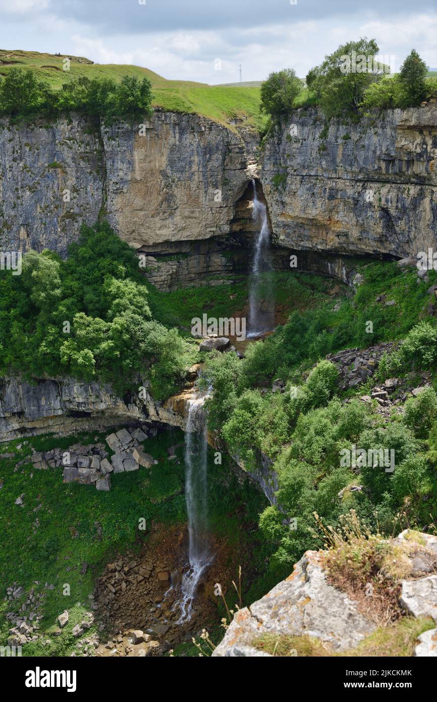 Khan waterfall. Matla nature extreme park. Caucasus scenery. Dagestan ...