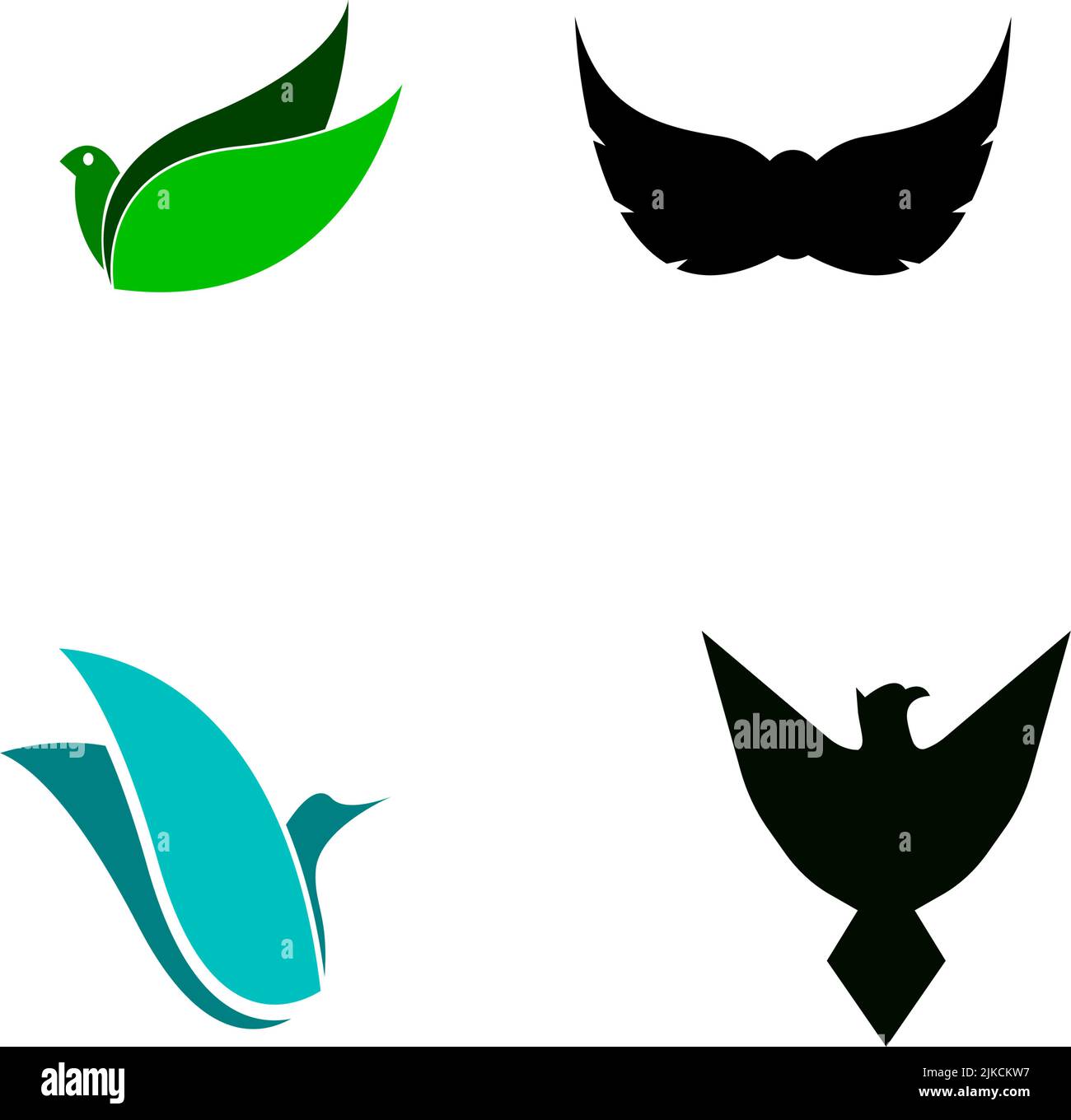 bird logo illustration design Stock Vector Image & Art - Alamy