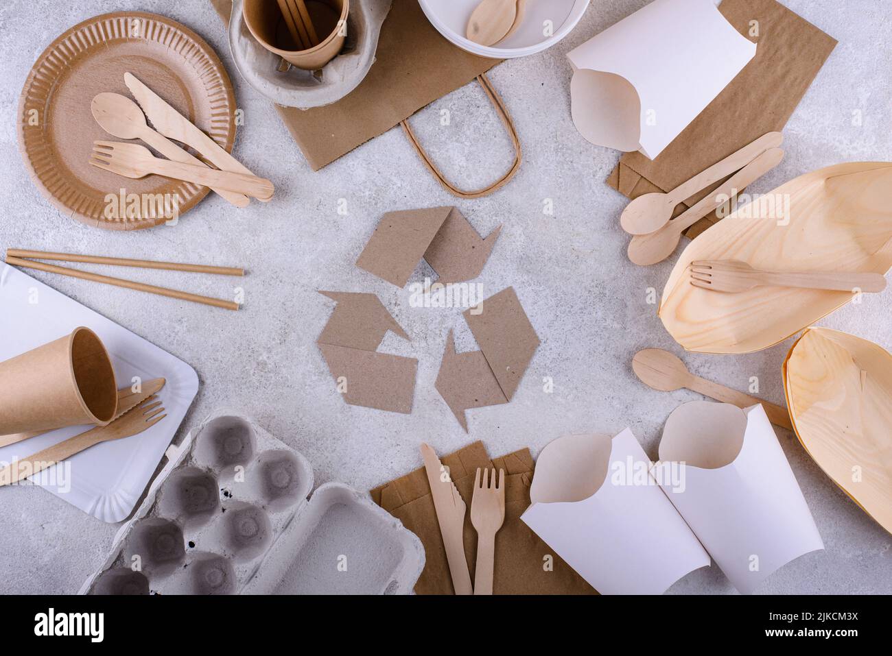 Reusable eco friendly sustainable food packaging Stock Photo - Alamy