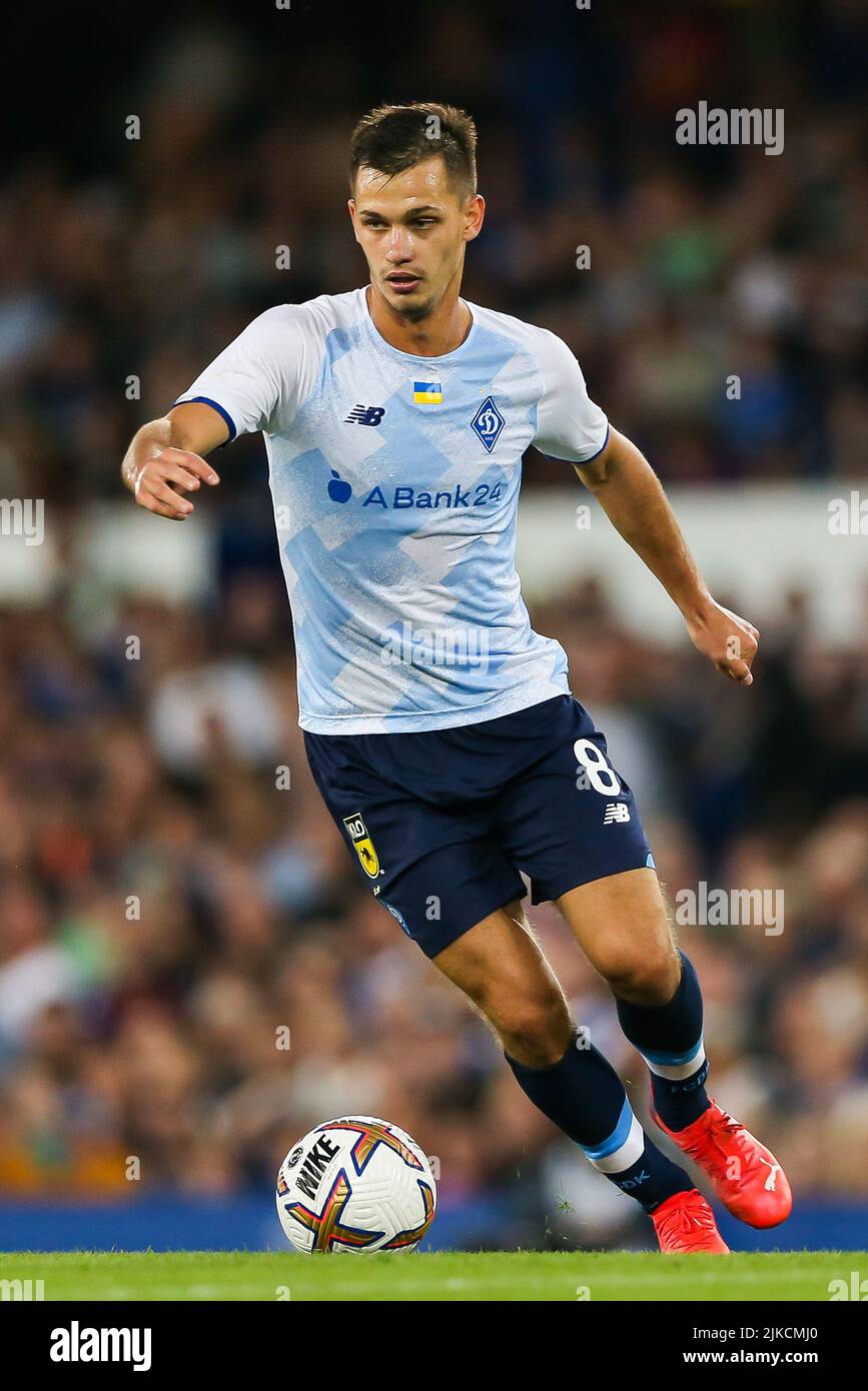 Dynamo Kyiv’s Volodymyr Shapeliev uring a pre-season friendly match at ...