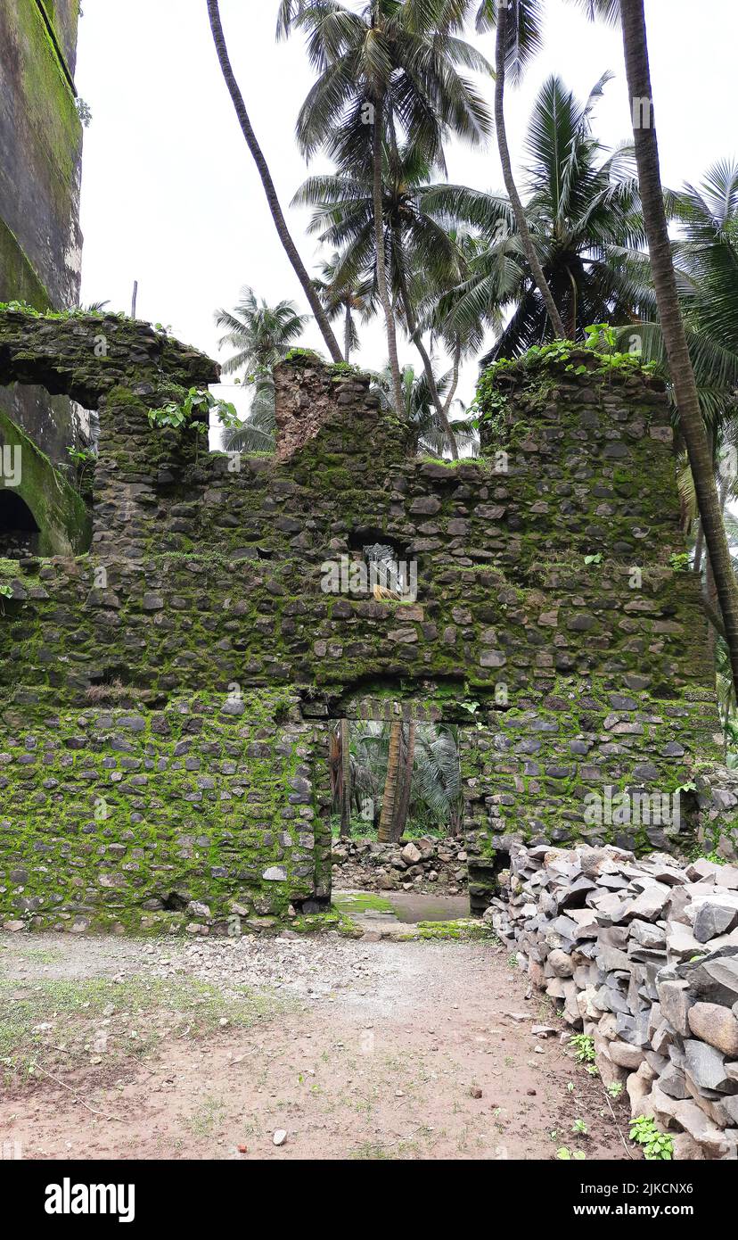 Ruins of Revdanda fort near Alibag state Maharashtra India 07 22 2022 ...