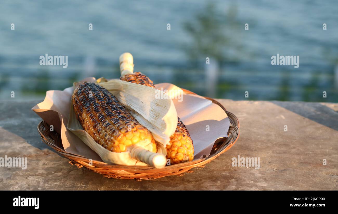 Indonesian roasted corn hi-res stock photography and images - Alamy