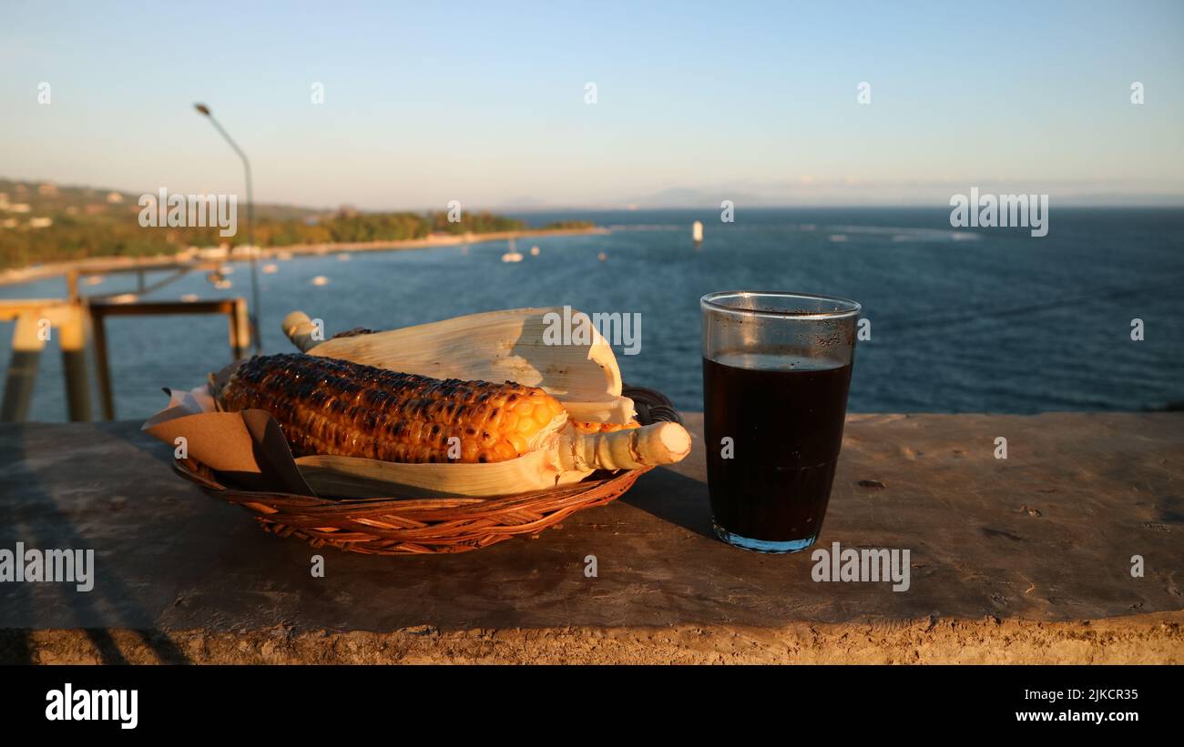 Roasted corn and coffee hi-res stock photography and images - Alamy
