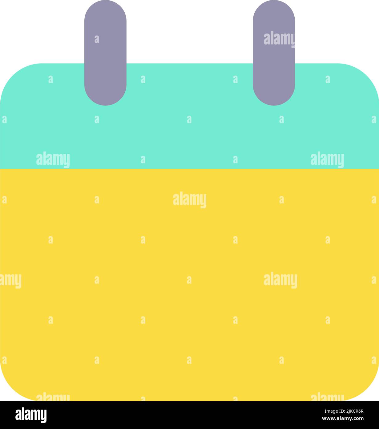 Calendar flat color ui hi-res stock photography and images - Alamy