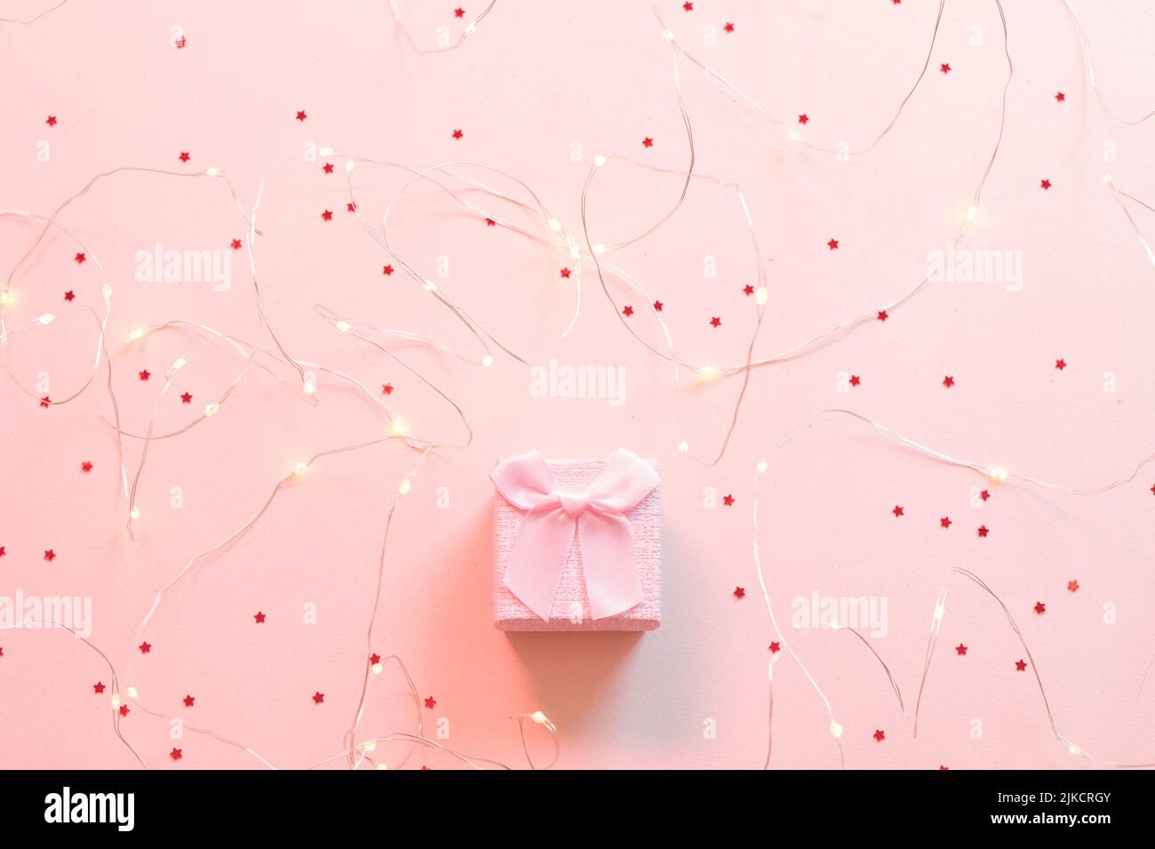 Lights gift box hi-res stock photography and images - Alamy