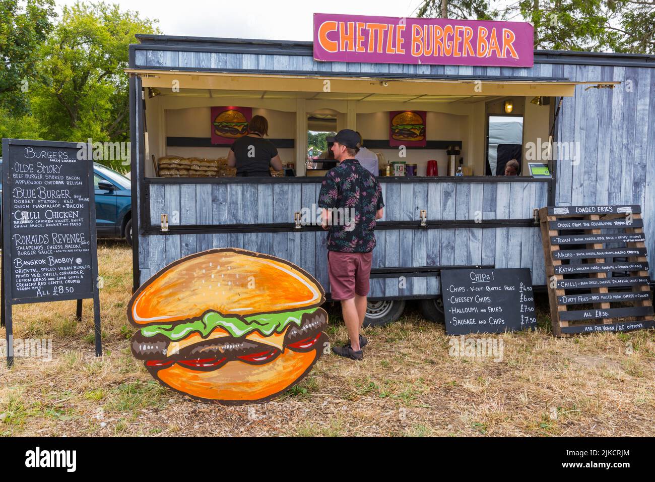 Chettle burger bar hi-res stock photography and images - Alamy