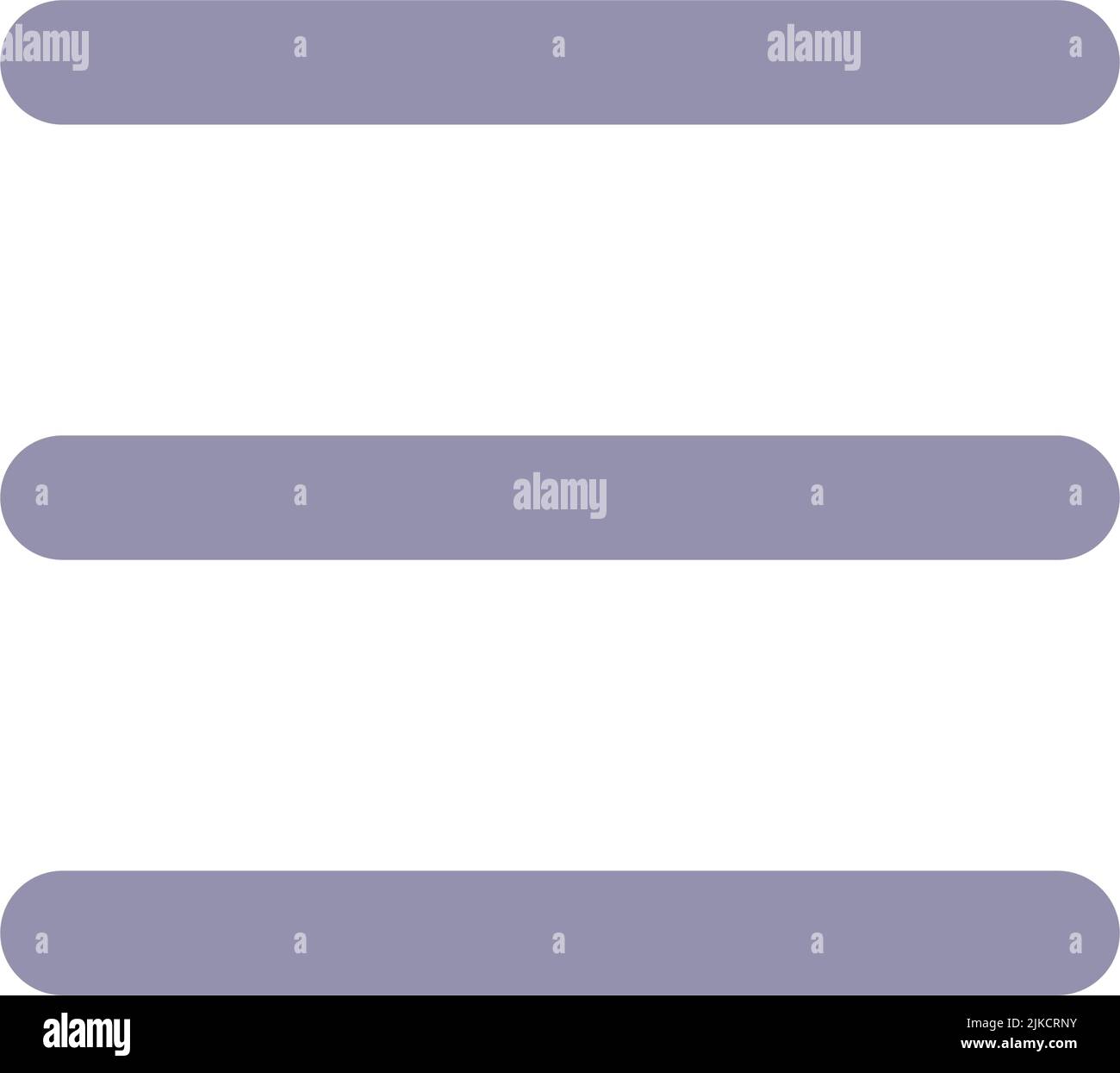 Hamburger like menu flat color ui icon Stock Vector Image & Art - Alamy