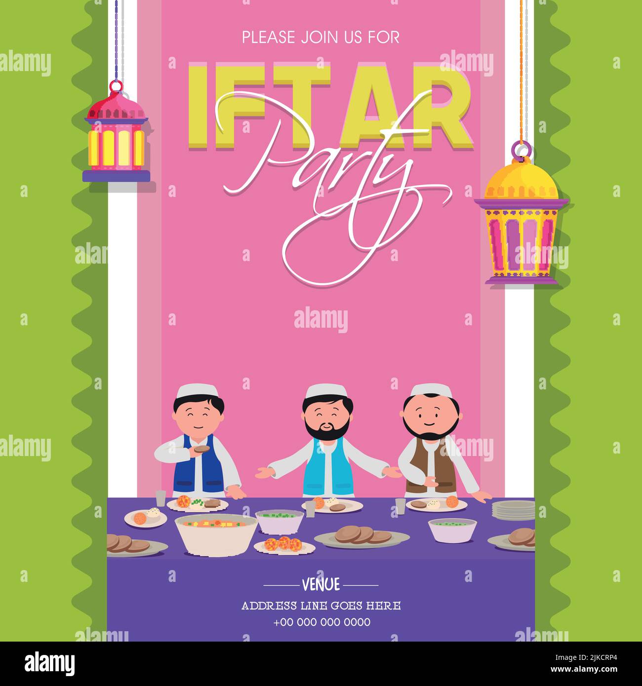 Eid ul fitr occasion meal Stock Vector Images - Alamy