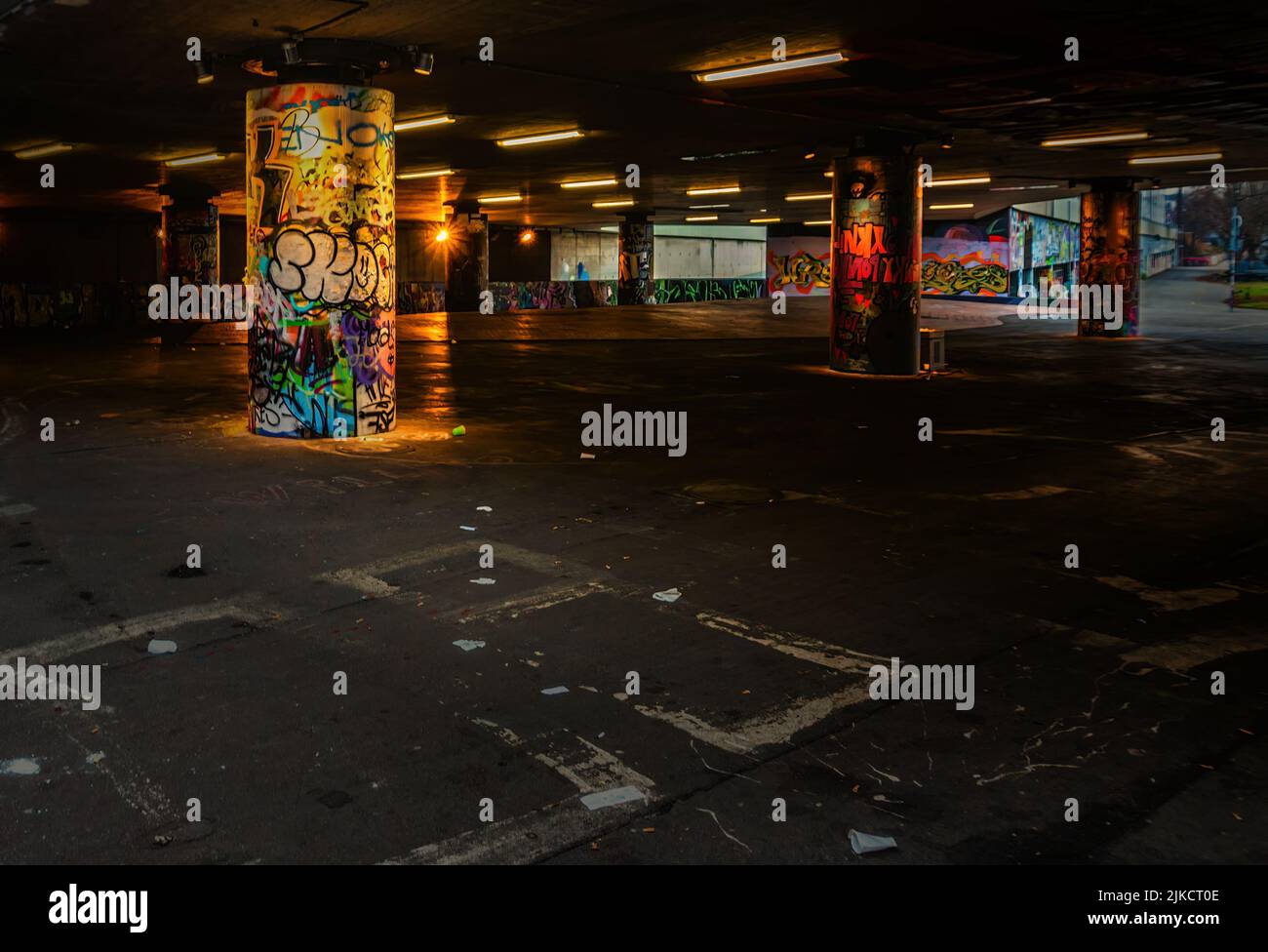 Stuttgart,Germany,January 17,2022:Bad Cannstatt The underpass of this ...