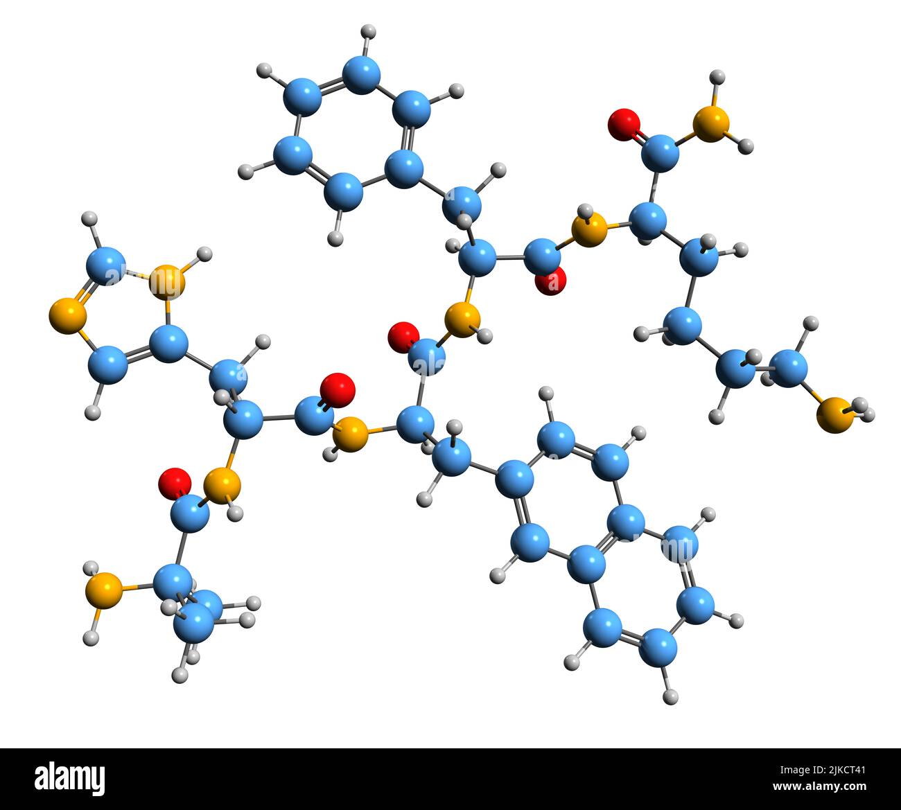 3D image of Ipamorelin skeletal formula - molecular chemical structure ...